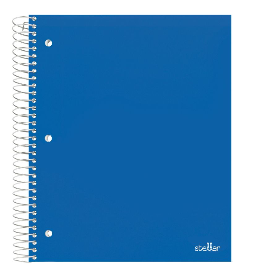 Office Depot Brand Stellar Poly Notebook 8 12 x 11 3 Subject College ...