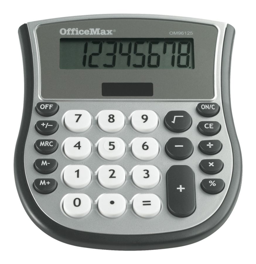 OfficeMax 8 Digit Handheld Calculator by Office Depot & OfficeMax