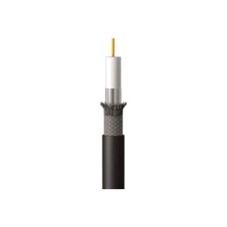 C2G 500ft RG6U Dual Shield In Wall Coaxial Cable Black - Office Depot