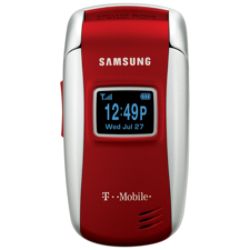 T Mobile Samsung t209 Flip Top Prepaid Wireless Phone Red by Office ...