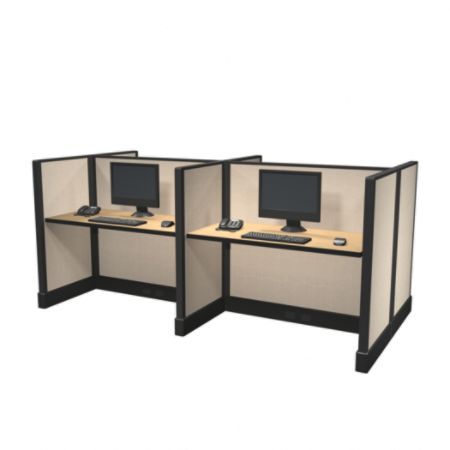Cube Solutions Commercial Grade Low Height Call Center Cubicle Includes ...
