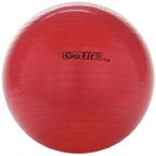 GoFit Exercise Ball With Pump 55 cm Red - Office Depot
