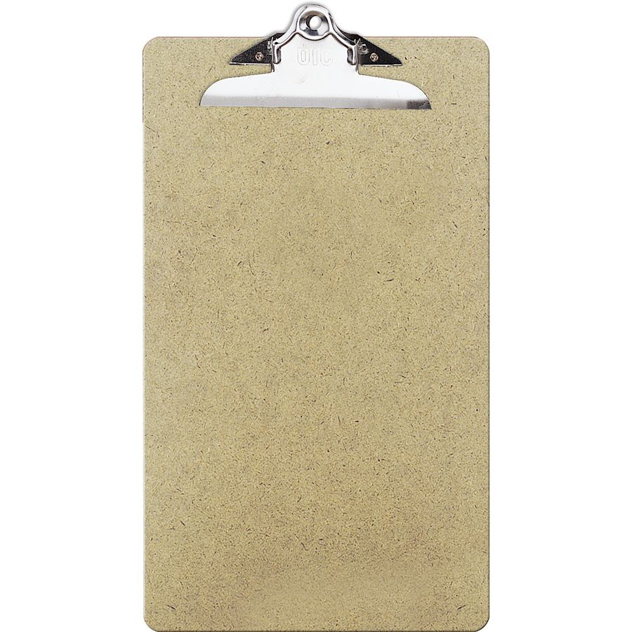 OIC 100percent Recycled Hardboard Clipboard Legal Size 9 x 15 12 Brown ...