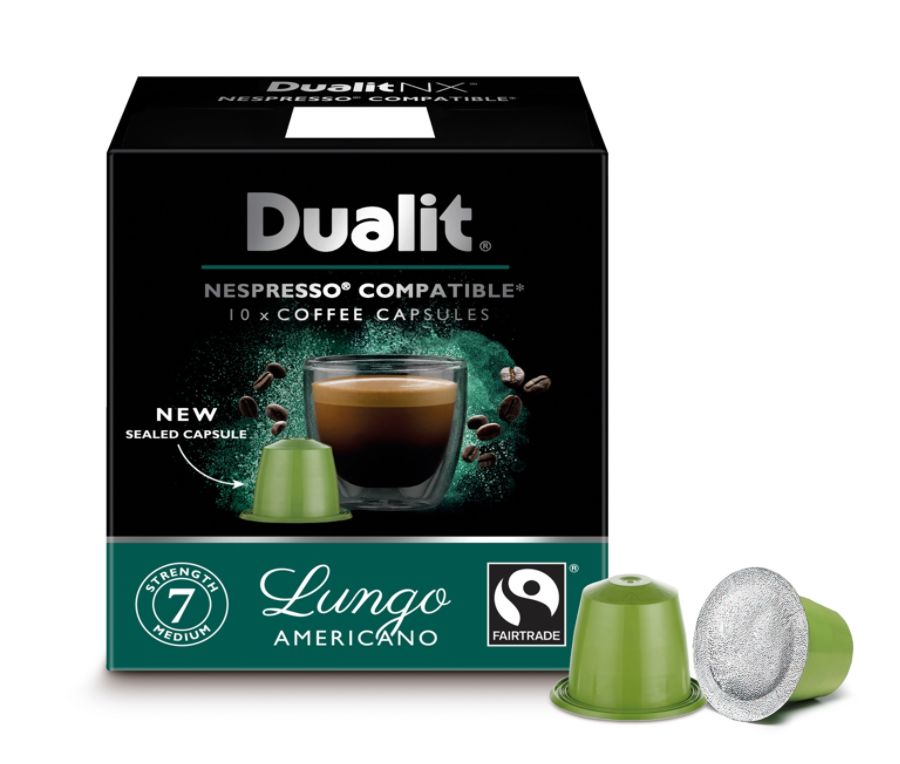 Dualit And Nespresso Compatible Coffee NX Pods Longo Espresso 7 Oz ...