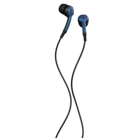 iFrogz EarPollution Plugz Earbuds With Microphone Blue - Office Depot