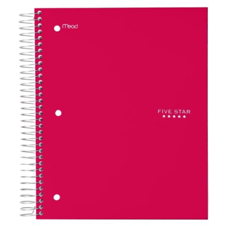 Five Star Trend Notebook 8 Pockets 8 x 10 12 5 Subjects Wide Ruled 200 ...