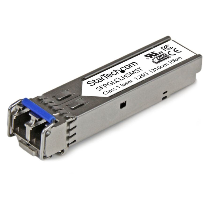 StarTech.com Cisco GLC LH SM Compatible SFP Module 1000BASE LXLH Fiber Optical SFP Transceiver ...