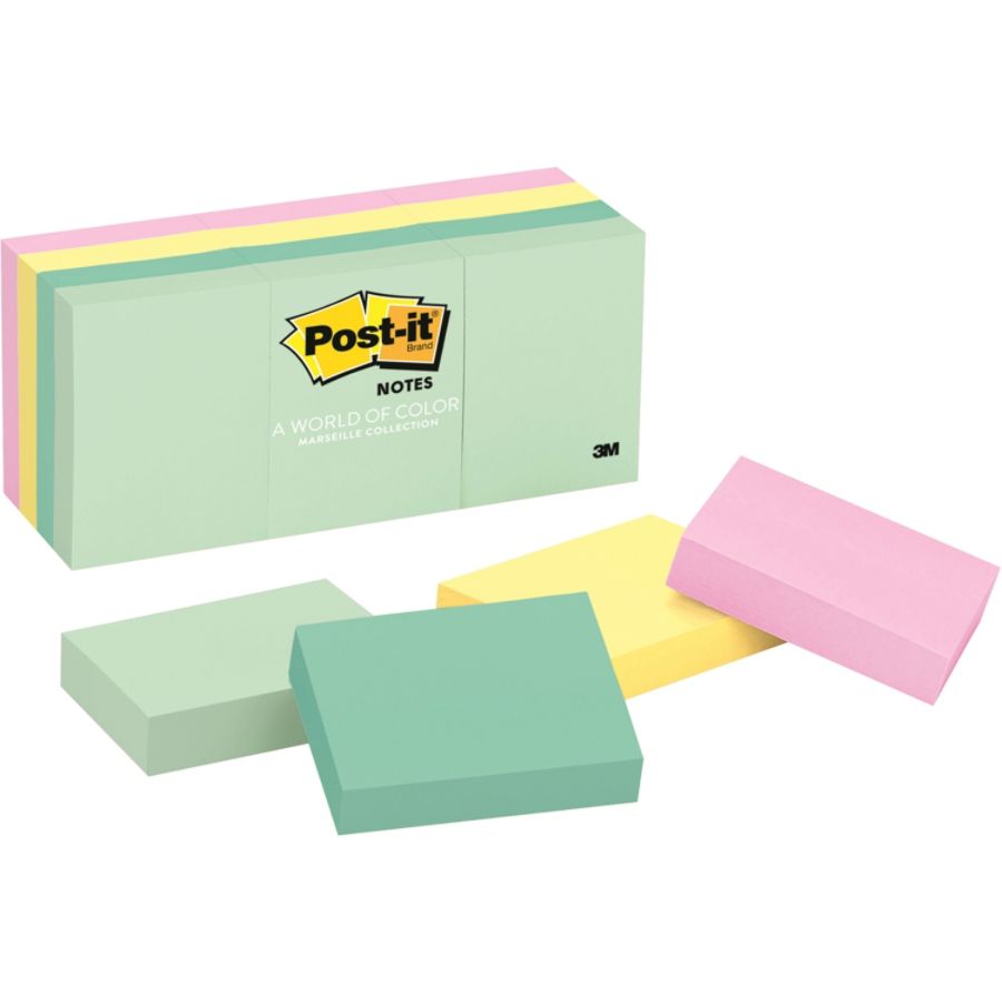 UPC 021200418211 - Post-it(R) 1 1/2in. x 2in. Notes, Pastel Collection ...