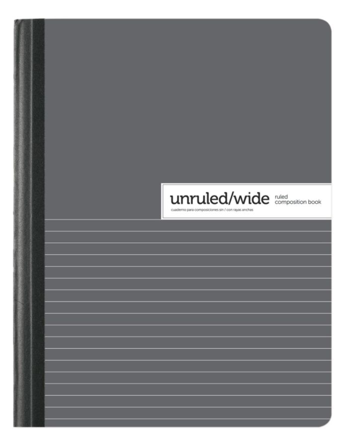 Office Depot Brand Dual Ruled Composition Book 7 12 x 9 34 UnruledWide ...