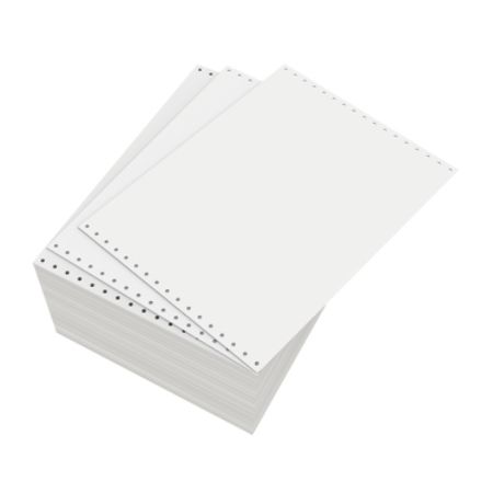 Domtar Continuous Form Paper Unperforated 11 x 8 12 18 Lb Blank White ...