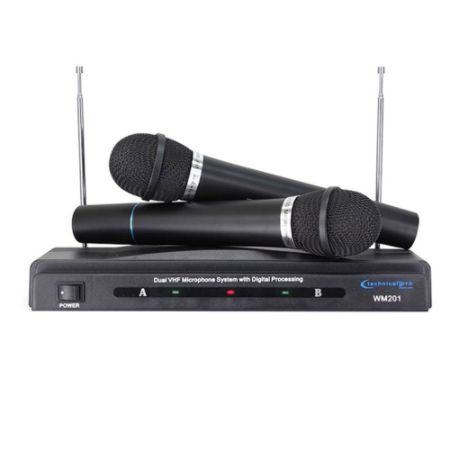 Technical Pro Wireless Microphone Black WM201 - Office Depot