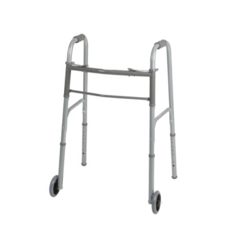 Guardian Adult 2 Button Folding Walkers 5 Wheels 32 39 12 Case Of 4 ...