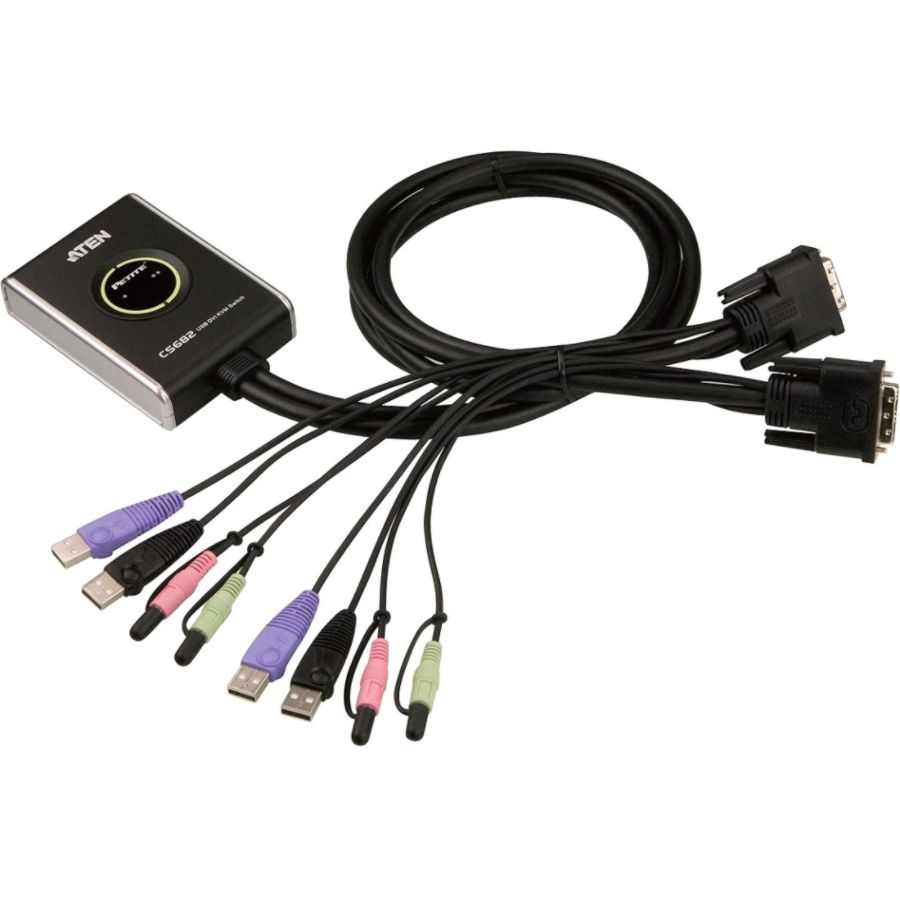 ATEN CS682 DVI D KVM Switch by Office Depot & OfficeMax