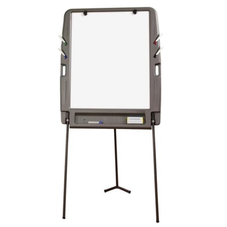 Iceberg Portable Dry Erase Flipchart Easel 35 x 73 White Board Charcoal ...