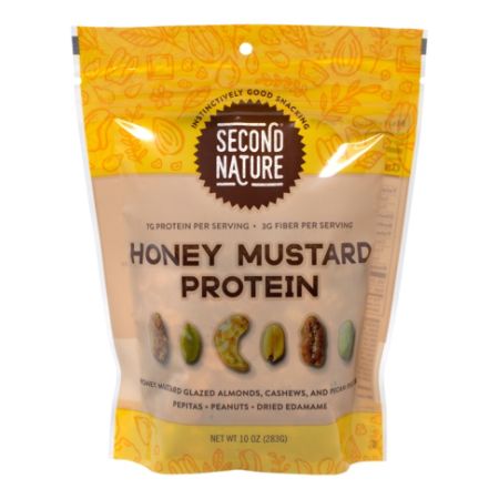 Second Nature Protein Nut Mix Honey Mustard 10 Oz Pack Of 2 Bags ...