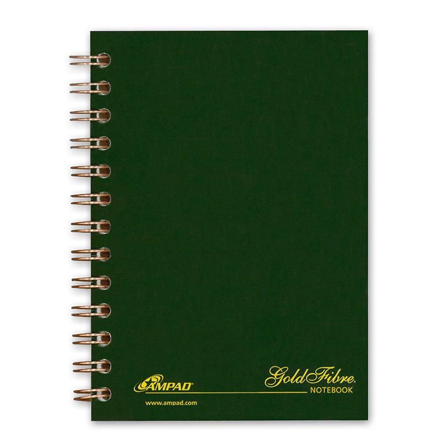 Ampad Gold Fibre Personal Compact Notebooks 130 Sheets Double Wire ...