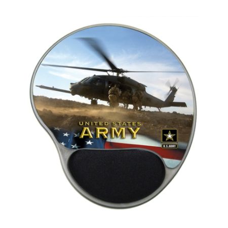 Integrity Ergonomic Mouse Pad 8.5 x 10 Army Copter Pack Of 6 - Office Depot