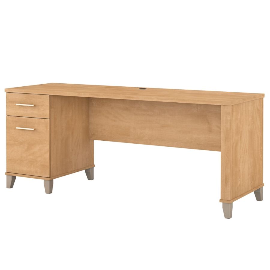 Bush Furniture Somerset Office Desk With Drawers 72 W Maple Cross ...