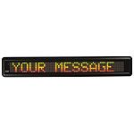 LED Electronic Moving Message Sign 7 x 80 Pixels by Office Depot ...