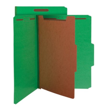 Smead Pressboard Classification Folders 1 Divider Legal Size 100percent ...