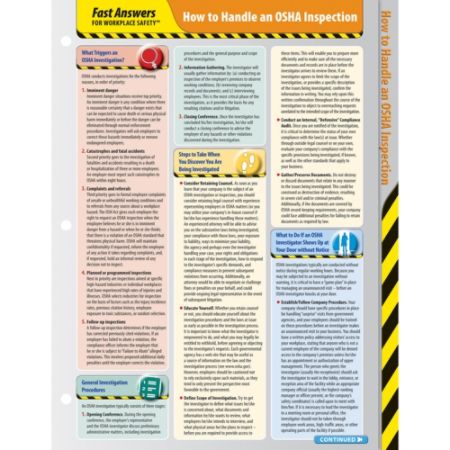 ComplyRight OSHA Inspection Card by Office Depot & OfficeMax