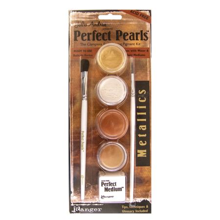 Ranger Perfect Pearls Complete Embellishing Pigment Kit Metallics ...