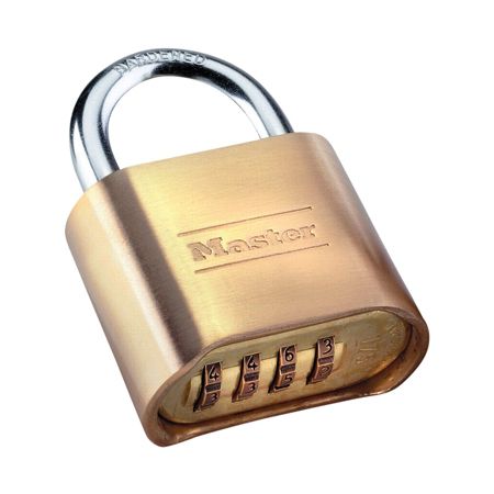 Master Lock Resettable Combination Lock Brass by Office Depot & OfficeMax