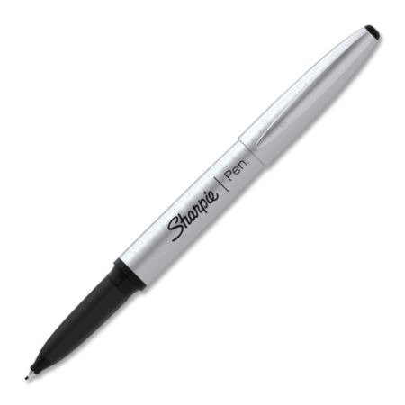 Sharpie Stainless Steel Refillable Pen Fine Point Stainless Steel ...