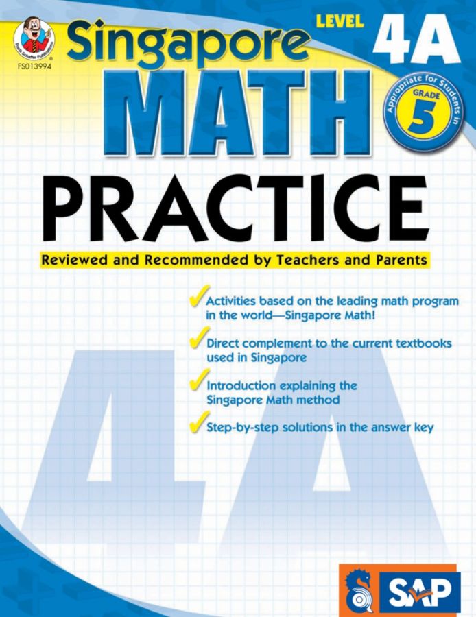 Common Core Math Practice Workbook Math Level 4A Grade 5 - Office Depot