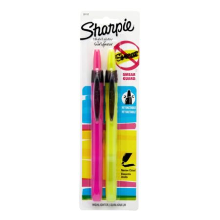 Sharpie Accent Highlighter Retractable Chisel Marker Point Style ...