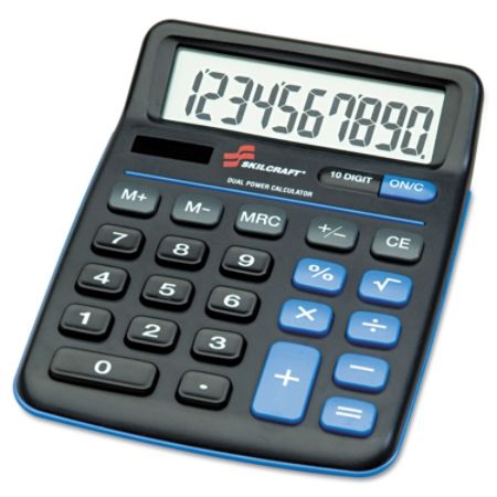 Desktop Calculator 10 Digit AbilityOne 7420 01 484 4580 by Office Depot ...