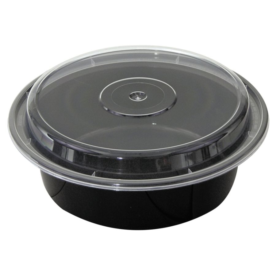 Pactiv VERSAtainer Containers 1 Qt BlackClear Pack Of 150 Containers ...