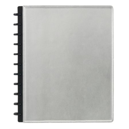 TUL Custom Notebook Metallic Silver - Office Depot
