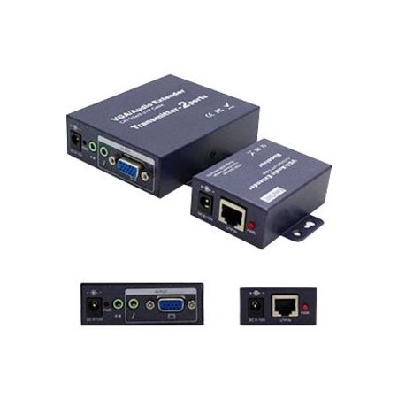 AddOn 5 Pack of VGA Female to RJ 45 Female Black Extenders Provides VGA ...