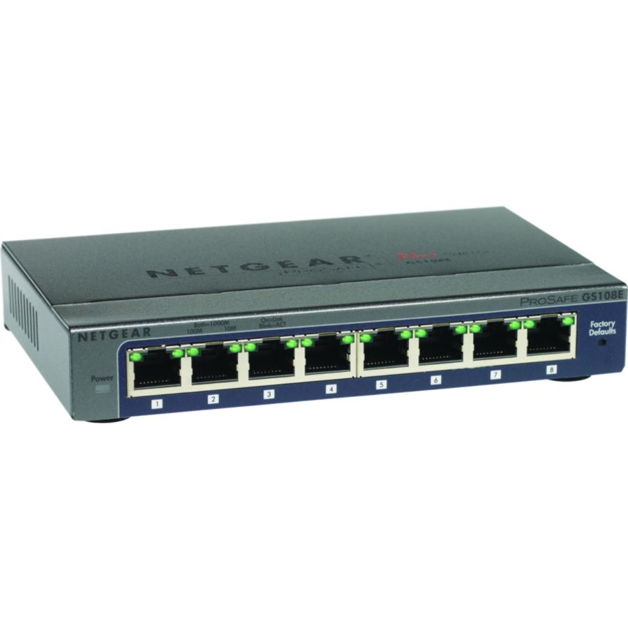 Netgear Prosafe Plus GS108E Ethernet Switch - Office Depot