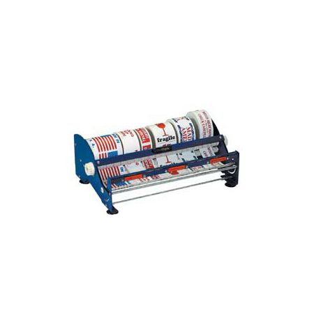 Multi Roll Tabletop Label Dispenser 18 Blue - Office Depot