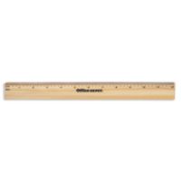Yubbler - Office Depot® Wood Metal-Edge Ruler