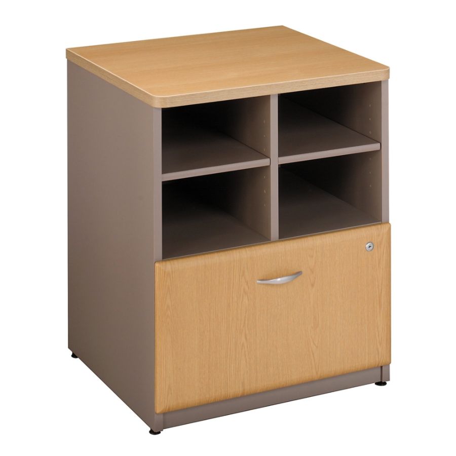 Bush Business Furniture Office Advantage Storage Cabinet 24 W Light ...