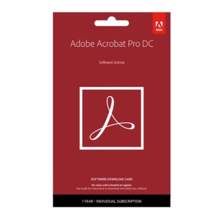 Adobe Acrobat Pro DC 1 Year Subscription For PC And Apple Mac Download ...