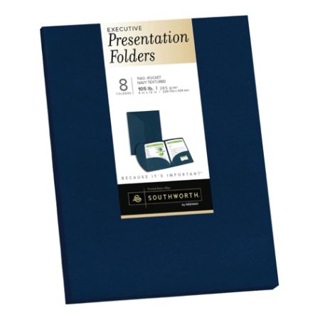 Southworth Professional Presentation Folders 2 Pocket 9 x 12 Letter ...