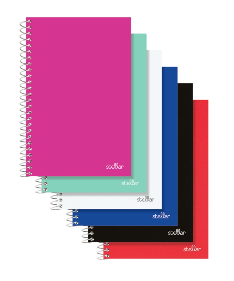 Office Depot Brand Spiral Poly Notebook 8 12 x 5 College Ruled 100 ...