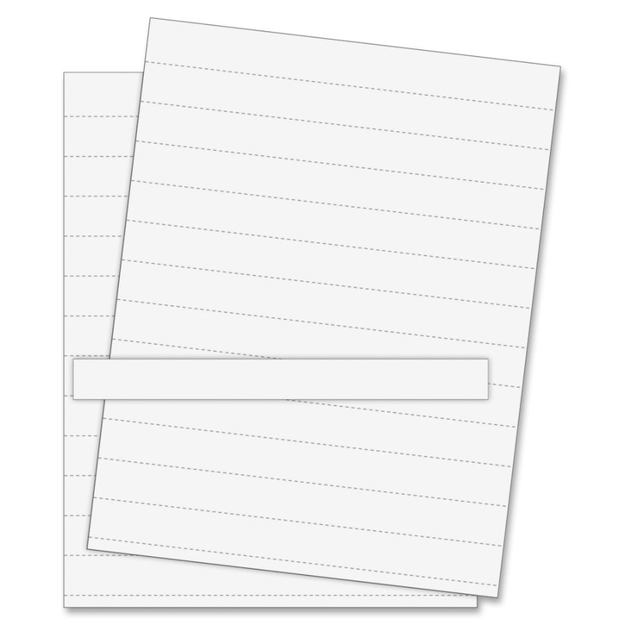 MasterVision Magnetic Data Card Refills White Pack Of 10 - Office Depot