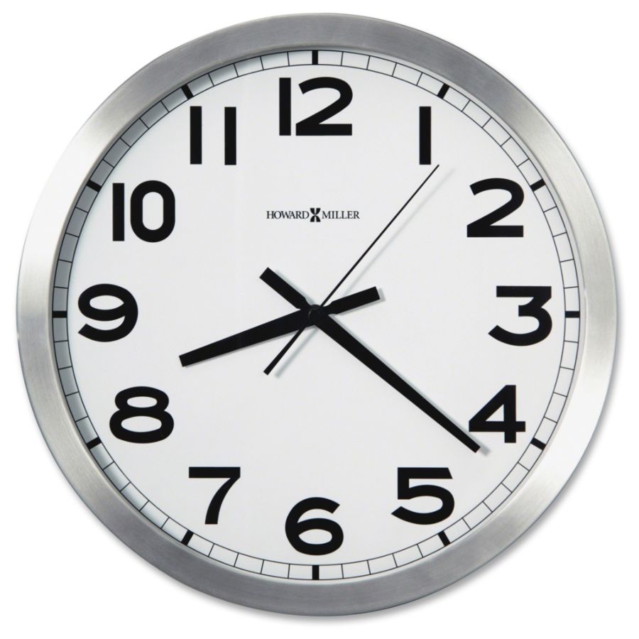 Howard Miller Round Wall Clock Analog Quartz by Office Depot & OfficeMax