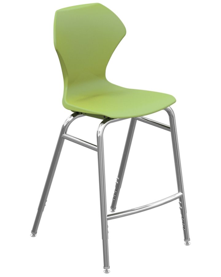 Marco Group Apex Apex Series Adjustable Stool AppleChrome - Office Depot