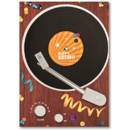 Viabella Birthday Greeting Card With Envelope Birthday Record 5 x 7 ...