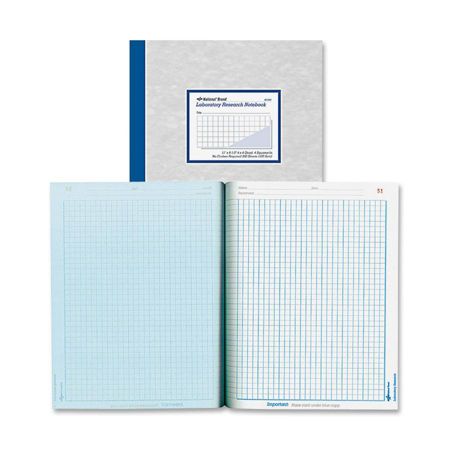 National Brand Laboratory Research Notebooks 9 14 x 11 Quadrille Ruled ...
