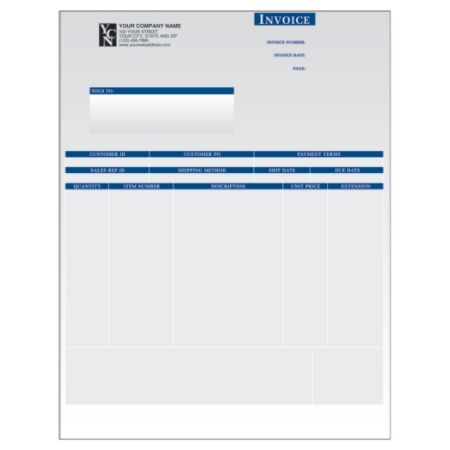 Custom Laser Product Invoice For Sage Peachtree 8 12 x 11 1 Part Box Of ...