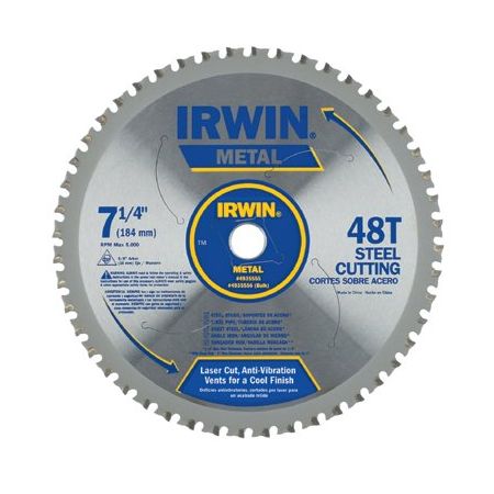 IRWIN Metal Cutting Circular Saw Blade 7 14 Diameter - Office Depot