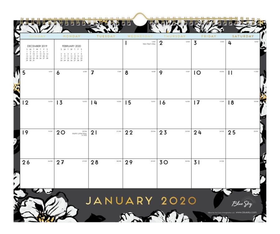 Blue Sky Baccara Dark Calendar 116051 20 - Office Depot
