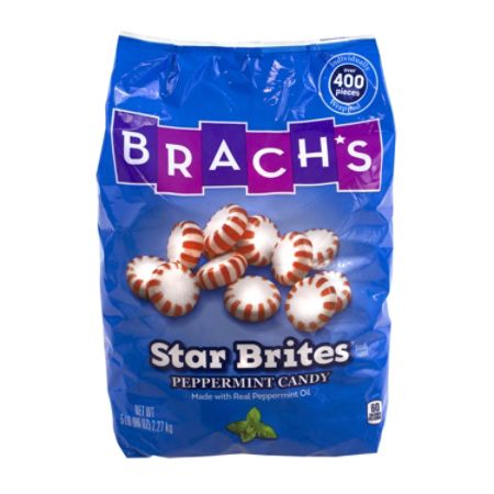 Brachs Peppermint Star Brites Mints 5 Lb Bag - Office Depot